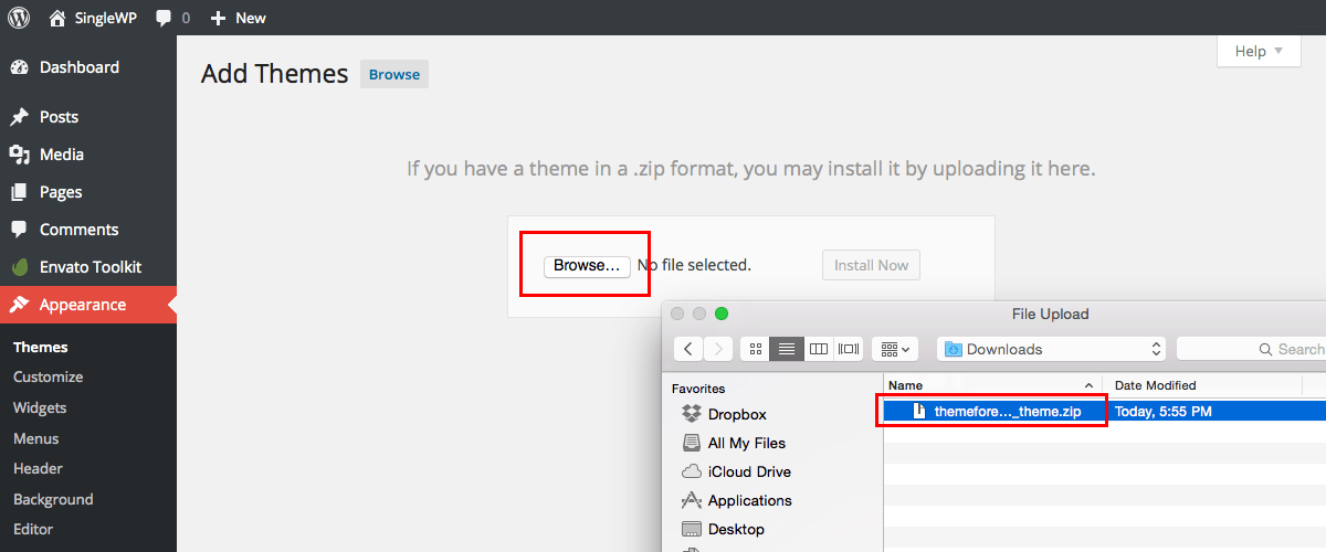 How to Install WordPress Themes Without FTP - Developer Diary