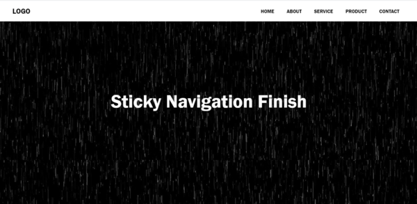 Sticky Navigation Bar On Scroll Using Javascript Developer Diary